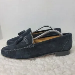 Moreschi | Shoes | Moreschi Suede Tassel Loafers Mens 1 Italy Handmade ...